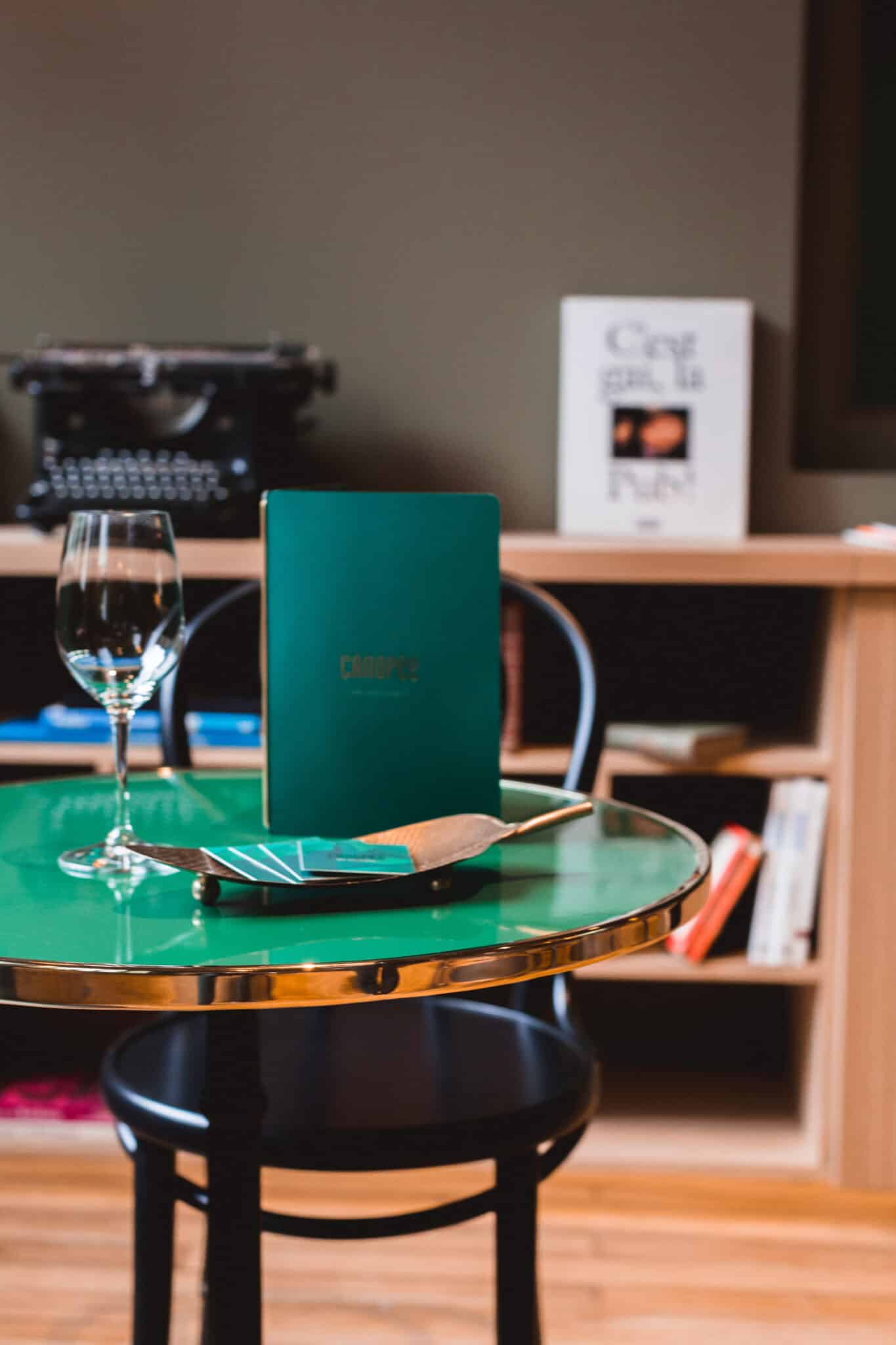 Enameled steel bistrot table Slim - Ardamez